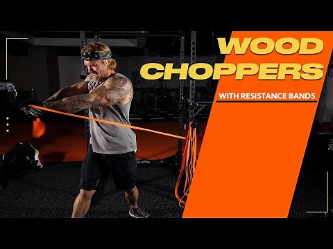 Awesome Resistance Bands Core Exercise: Woodchoppers