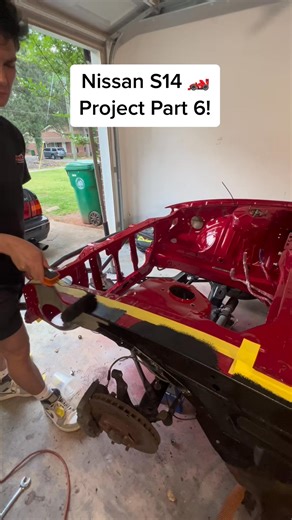 The Nissan S14 is getting the undercoat treatment, so even when the f... | Tristan Kim