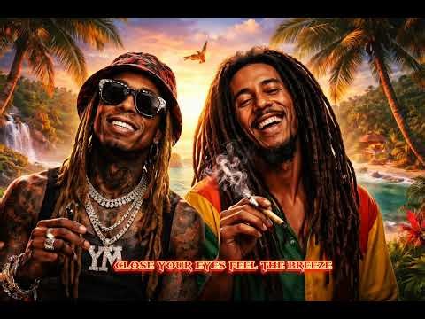 Lil Wayne ft Bob Marley -Welcome to paradise. (Lyrics video)