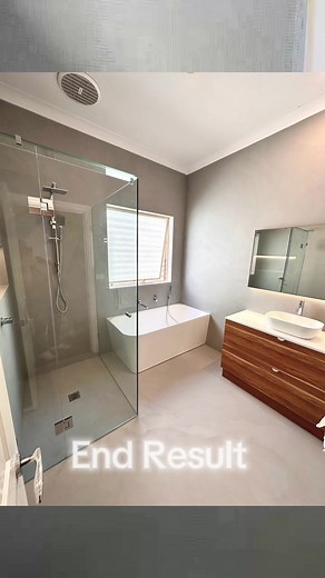 Stunning Microcement Bathroom Transformation Revealed