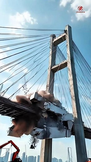 "AI Simulation: Watch the Bridge Collapse in Seconds!"
