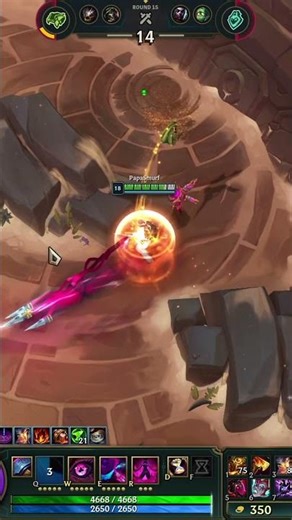 Pyromancer Renata gets 8 burns in Arena #2v2v2v2 #leagueoflegends #riotgames