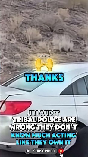 Tribal police are acting like they own the property when they don’t #shorts #policeofficers #cops