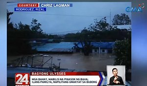 Rodriguez, Rizal residents cry for help from their rooftops amid Ulysses’ onslaught
