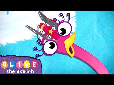 Olive the Ostrich - Olive Rides a Stunt Bike | Full Episode