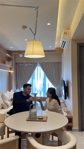 Misya Syahirah on Instagram: "Come with @misyasyahirah & @kevin_hillers_ to explore @naibnb new unit, featuring a beautiful design complete with a cozy area! Our perfect staycation in KL🤍 The unit is a dual-key unit. One side is a studio, and the other is a 1-bedroom, sharing the main entrance with the unit next door. @naibnb also offer 24-hour self check-in. Planning your next trip to Kuala Lumpur? Don’t forget to use my promo code for a special discount: NAIBNB@MISYAKEVIN (5% Off) Book now at