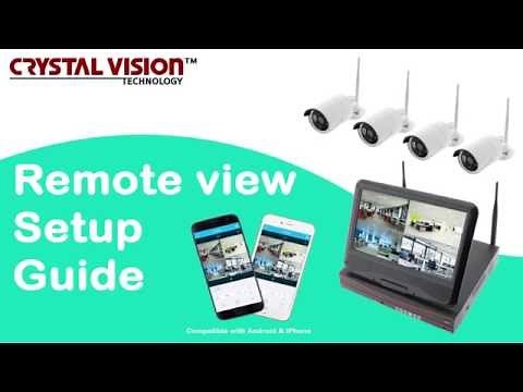 Crystal Vision Wireless HD NVR Kit Quick Startup Guide