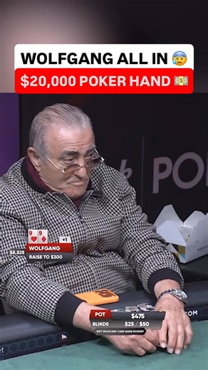 @wolfgangpoker FLOPS HUGE at the WPT Wildcard Cash Game Kickoff 🏈😱 #wpt #poker #casino | World Poker Tour (WPT)