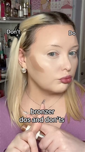 bronzer dos and don’ts #bronzer #makeuptutorial #makeupforbeginners #bronzerhacks #contourhacks