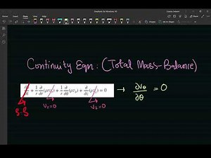 Navier-Stokes for Rotational Flow (1/2)