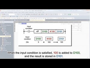 9. Ladder Logic Programming (Arithmetic Operation) - MELSEC Tutorial