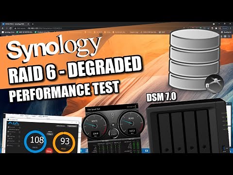 Synology DSM 7 RAID 6 Degraded Performance Test