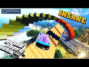 GTA 5 - LUMBERJACK STUNT TSL by Kaffeefilter24 ( custom stunt race with Link GTA V )