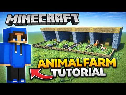 I Built an INSANE Animal Farm for 100 Days Survival 😈