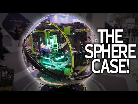 A ROUND CASE? InWin's WinBot & "Floating" Concept Designs + EKWB Cameo!