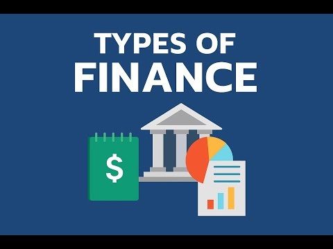 Types of Finance explained