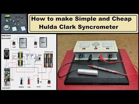 How to build simple cheap Hulda Clark Syncrometer