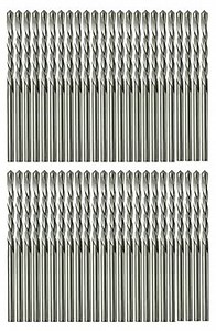 Drywall Cut Out Bit 1/8 Inch Guidepoint Rotary Router Tool Cutting Bit HSS Cutout Saw Drill Bit for Gypsum Board-50Pcs