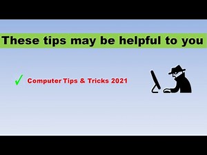 These PC tips may be helpful for you | Computer tips & tricks 2021 | Hindi