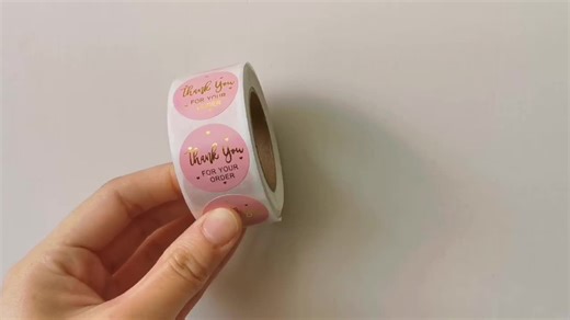 Customized Transparent Adhesive Labels Premium Letter Packaging Roll-Type Gift Stickers Water-Proof UV Hot Stamping Toothpaste