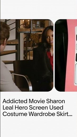 Addicted Movie Sharon Leal Hero Screen Used Costume Wardrobe Skirt Top Coat Tag