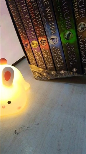 my favourite sound....opening new books..#books #witcher #series #stationarycollection 🐺📚