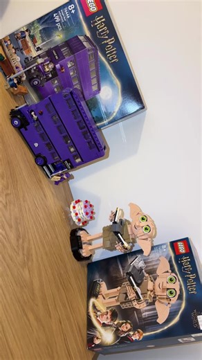 The knight bus is my favourite set, and my favourite scene in the films☺️☺️ #knightbus #dobby #lego #harrypotter #fyp
