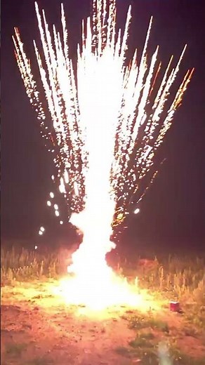 Color Explosion in the Sky! 🌈 Insane Canister Shell Firework | #shorts