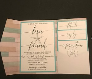 How to Make Your Own Tri-Fold Invitations Using Your Cricut or Cameo | Lisa's Life Tips