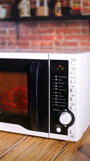 12 reactions | Olsenmark OMMO2261 Microwave Oven with Digital Panel, 23L - Turntable Plate - Multiple Power Levels - Multiple Stages Of Cooking - Cooking End Signal - 900W Auto-Defrost. | Olsenmark | Facebook