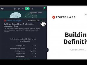 Save Bookmarks & Add Tags with Web Highlights [FEATURE TEASER]