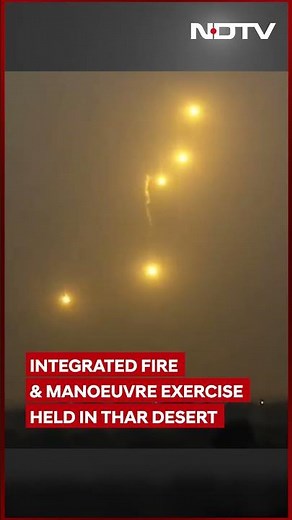 Indian Army Tests Firepower In Rajasthan’s Thar Desert During ‘Sentinel Strike’ Exercise
