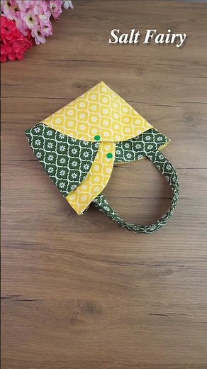 How to Make a Two-Tone Fabric Bag (Beginner Friendly!) #patchwork #handmade #totebag