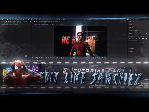 How to make Edit Like SANCHEZAE - TUTORIAL PART 1 ‪@sanchezae‬