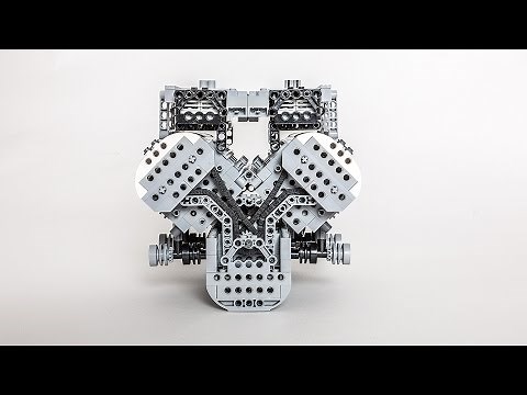 Lego W16 Bugatti Veyron Engine by Solde