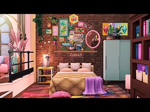 Gamer Studio Apartment • The Sims 4 • No CC | Speed Build