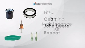 RAParts Tune up Maintenance Service Filter Kit Fits JD 316 318 420 Lawn Garden Tractors