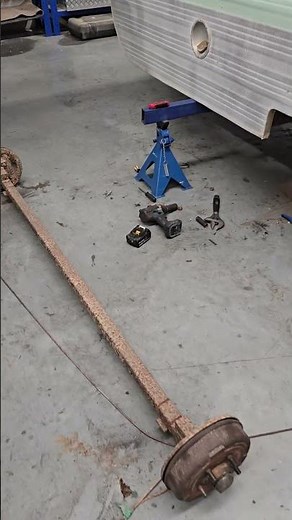 “Halfway In… No Turning Back Now! (Caravan Drawbar Cut)”