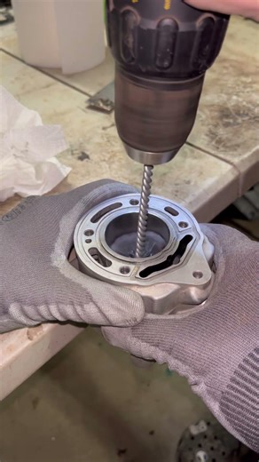 A little cleanup work! It wasn’t bad to begin with. #ktm #ktm65 #diy #rebuild #2stroke