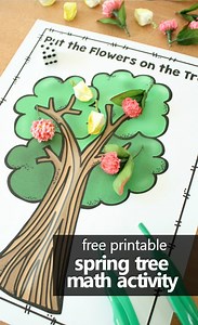 Spring Tree Math Game - Fantastic Fun & Learning
