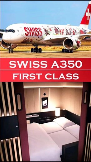 SWISS Airlines Airbus A350 First Class #swiss #a350 #firstclass #aviation