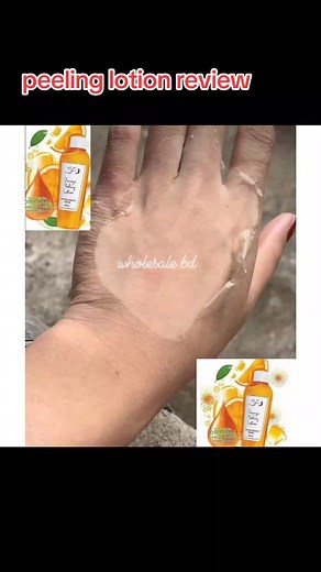 🍊ORANGE PEELING LOTION net: 100ml products of Philippine ❤️যারা ফুল বডি ফর্সা করতে চান একবার হলেও পিলিং করে ফেলেন কোন ধরনের সাইড এফেক্ট নেই । পিলিং আপনার সকল ডেড সেল এবং হাত পায়ের মরা চামড়া উঠে গিয়ে বডি কে ফর্সা করতে হেল্প করবে।বডির কালো দাগ, সিক্রেট প্রেসের কালো দাগ,ঘাড় গলার কালো দাগ হবে চিরতরে বিদায়😱 আপনাদের জন্য নিয়ে এসেছে PEELING LOTION যেটা আপনার Body Skin কে এক্সফোলিয়েট করে স্কিনকে করবে গ্লোয়িং। | Wholesale BD