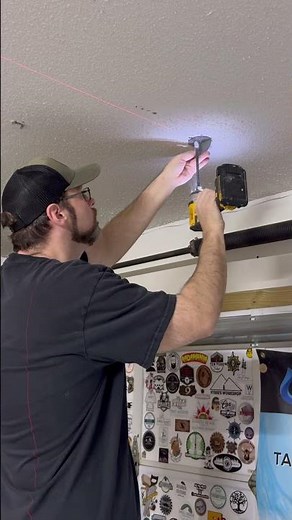 DIY Garage Lumber Rack Overhead Ceiling Storage #diyprojects #garage