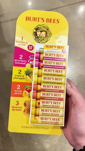 nothing better than finding a lip balm goldmine @Costco Wholesale 🙌 #burtsbeeslipbalm #lipbalm #costco #costcofinds #spflipbalm