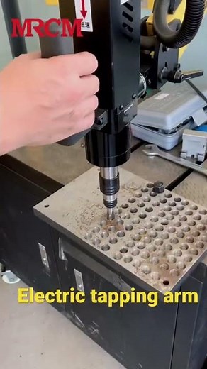 Show you the demo of MRCM tapping machine，Max. M48, Min. M2