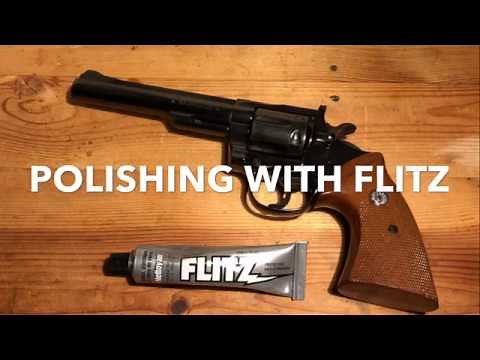 Polishing With FLITZ: caring for the finish on an old Colt Trooper MK III