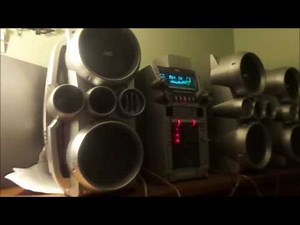 jvc hx stereo system dubstep bass test