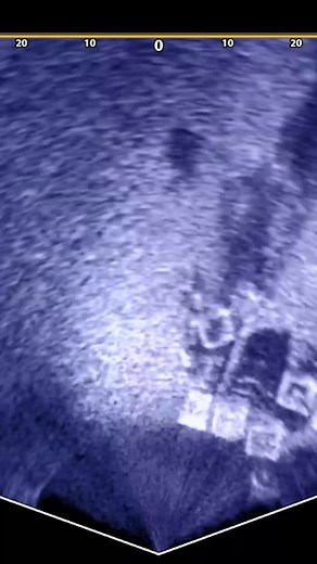 MEGA Live 2 showcasing a school of crappie sitting on cribs in landscape mode 👀 #MEGALive2 🎥 Noah Schultz Fishinf | #Humminbird #ForwardFacingSonar #LiveSonar #Fishing | Humminbird