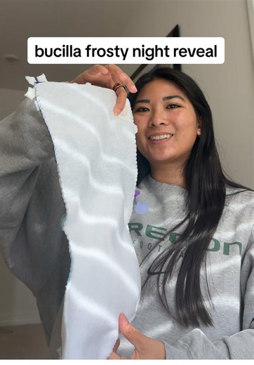 i just realized i didn't show you all the completed frosty night stocking😅 here it is! my favorite part of this one was the little presents and just the color scheme of it🩵 #bucilla #crafttok #christmasstocking #artsandcrafts #diy