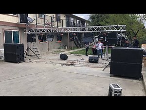 RCF HDL10A & JBL SRX828S Sound Check